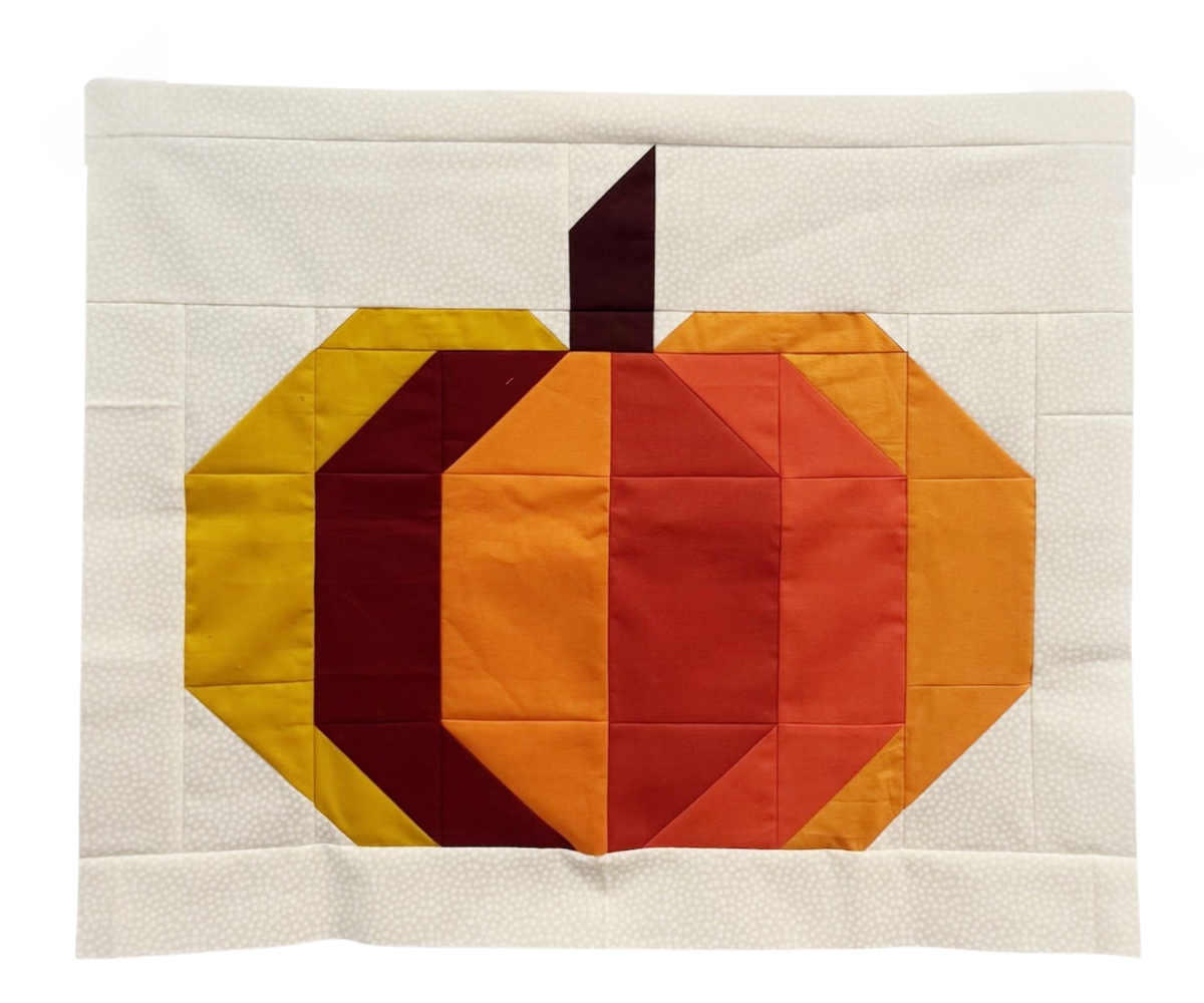 Pumpkin Block PDF Quilt Pattern - Automatic Download – Slightly Biased Quilts