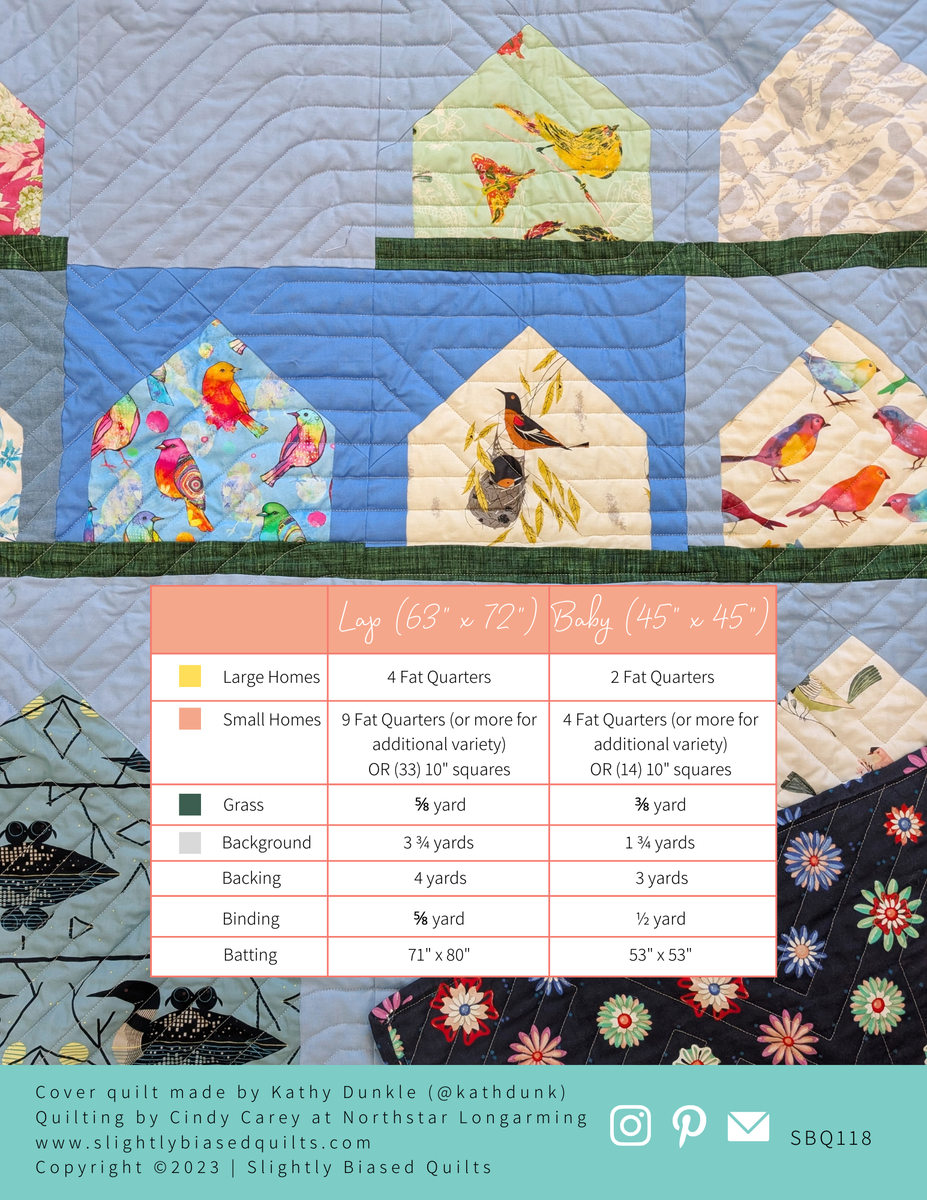 Nest PDF Quilt Pattern - Automatic Download – Slightly Biased Quilts