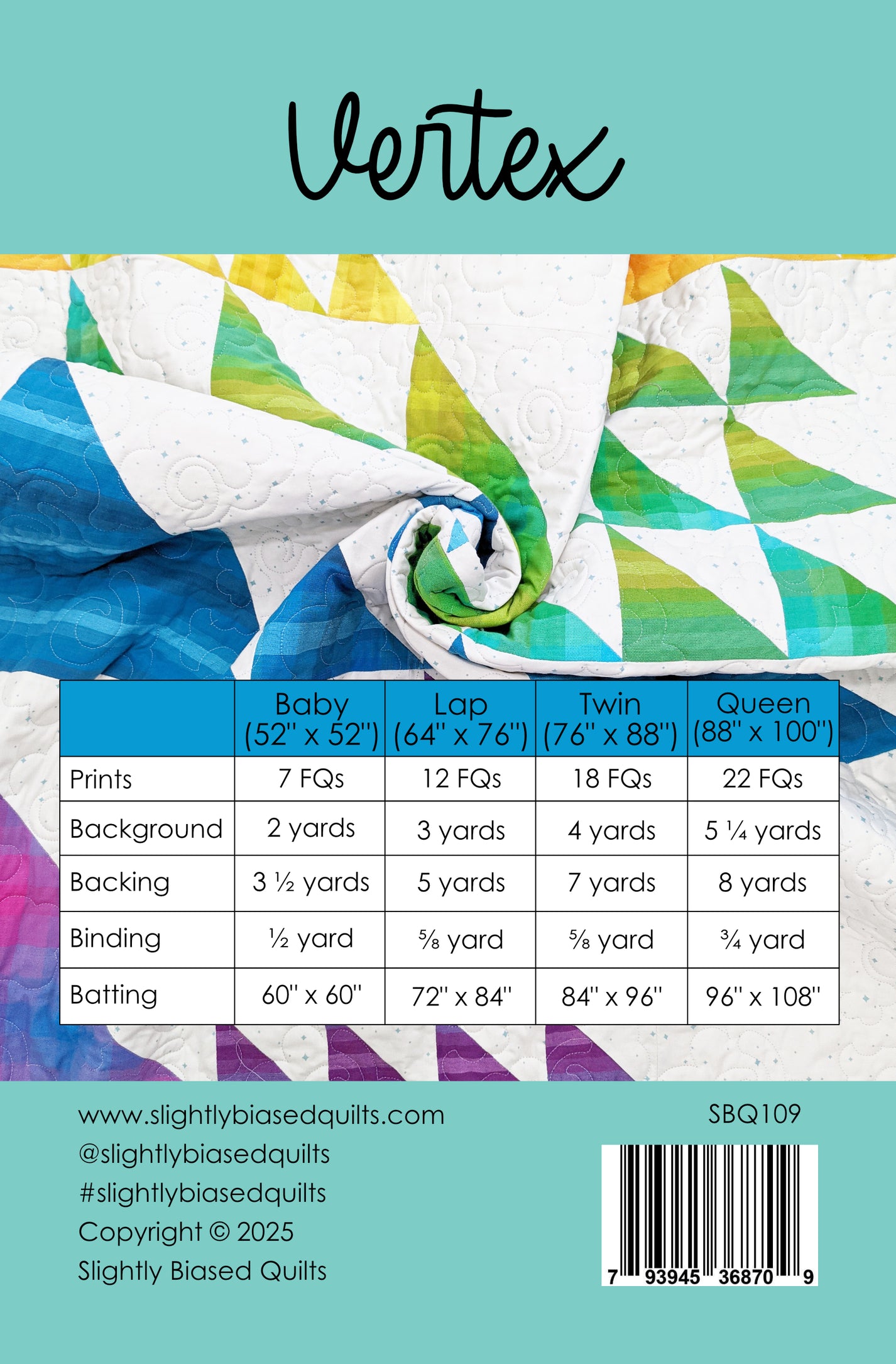 Vertex PDF Quilt Pattern - Automatic Download – Slightly Biased Quilts