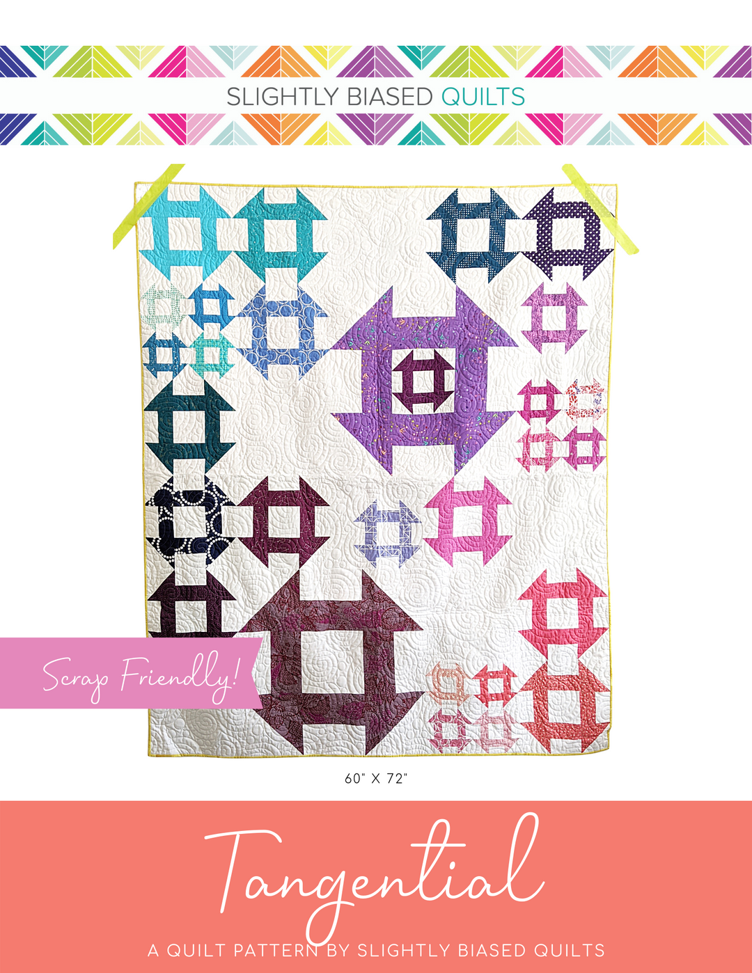 Tangential PDF Quilt Pattern - Automatic Download – Slightly Biased Quilts