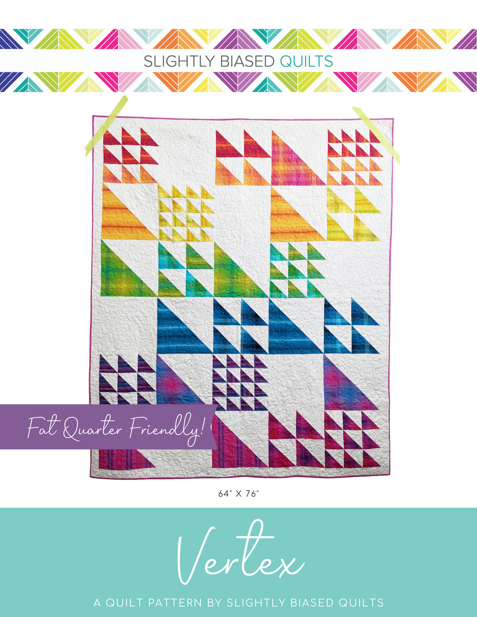 Vertex PDF Quilt Pattern - Automatic Download – Slightly Biased Quilts